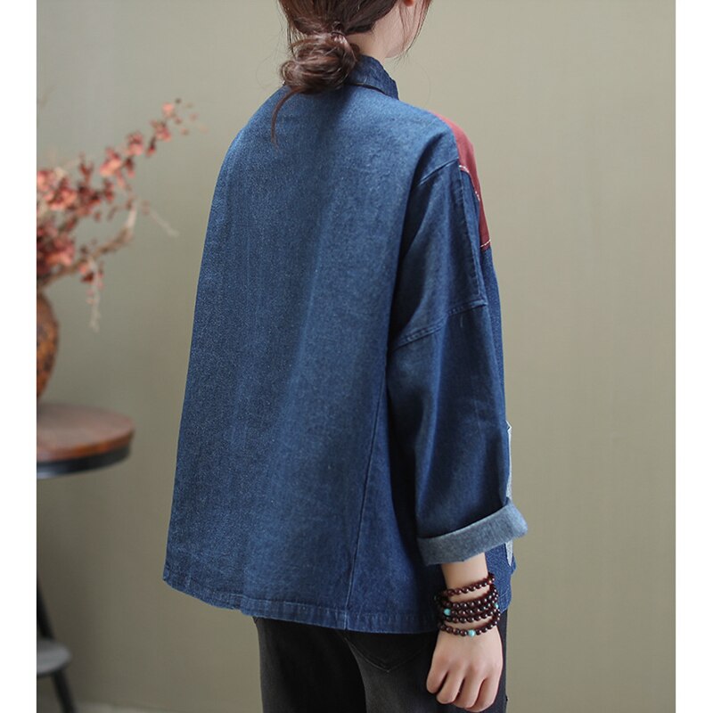 Traditional Chinese Tops for Women Streetwear Card... – Vicedeal