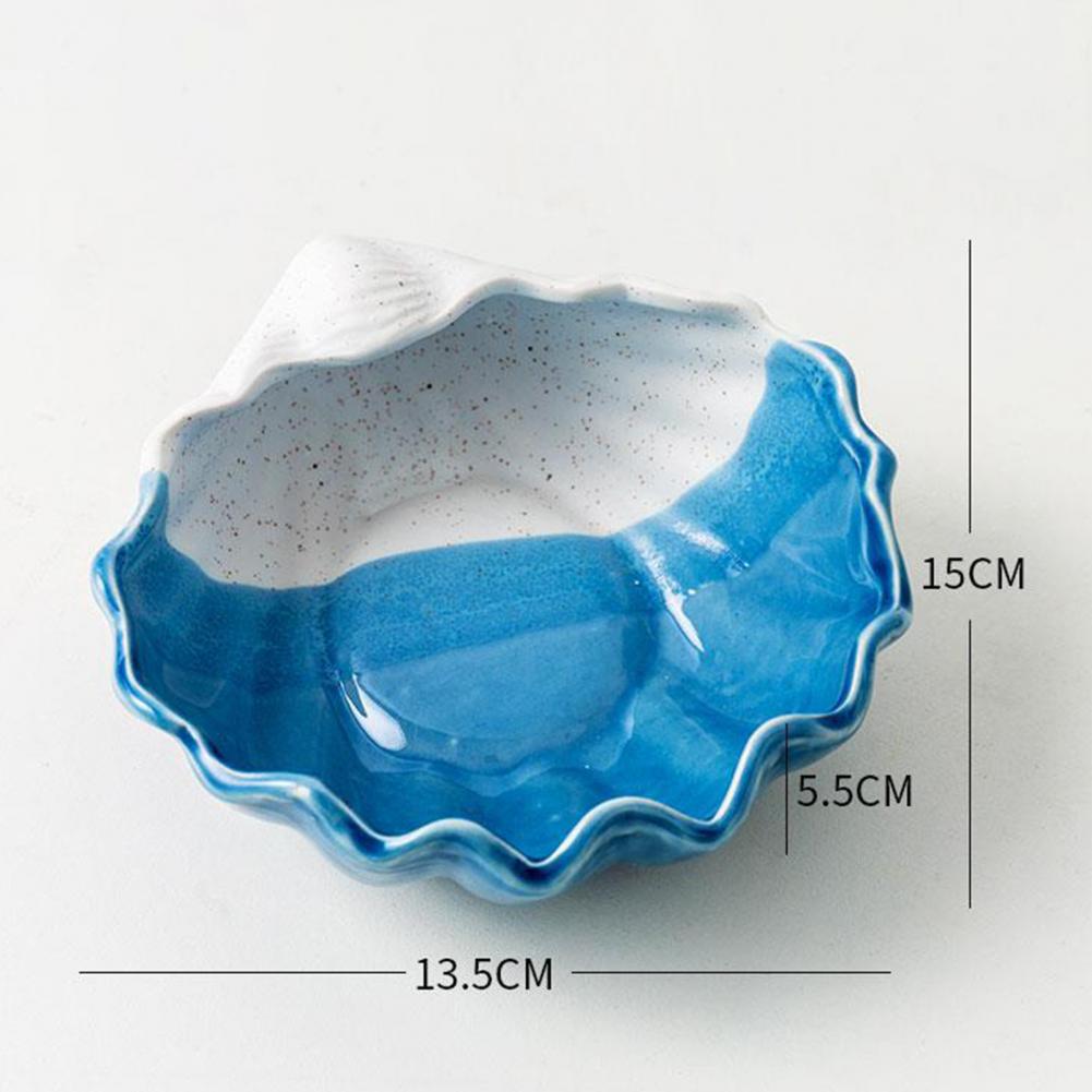 Shell Shape Nordic Ceramic Dinner Plates Dish Stea... – Grandado