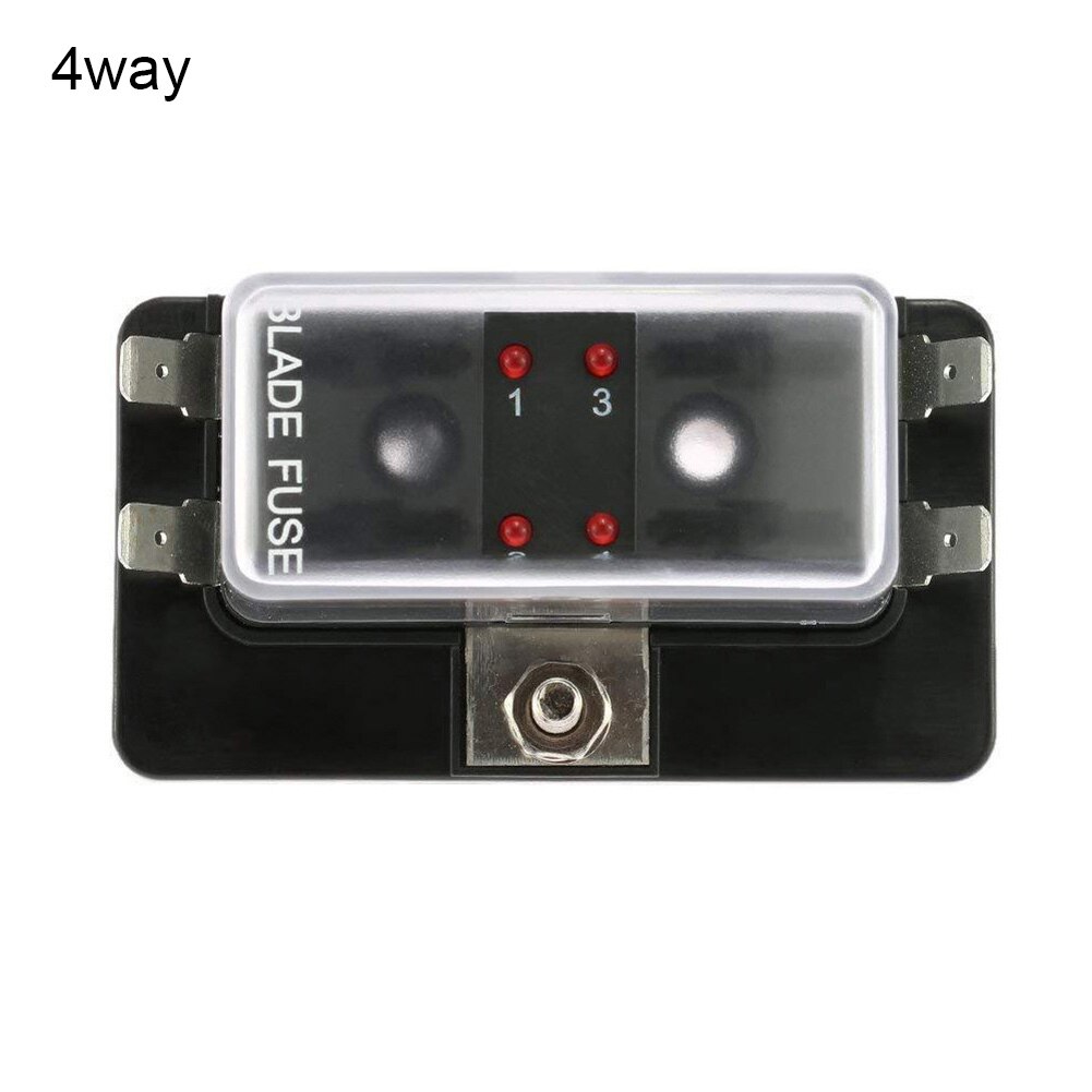 4/6/10 Circuit Blade Fuse Box Holder Met Led Waars... – Vicedeal