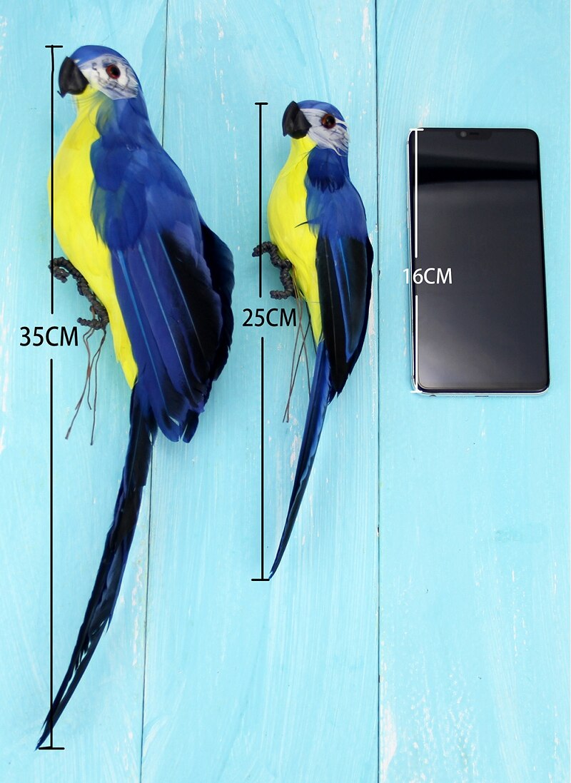 1PCS 25/35cm Handmade Simulation Parrot Foam Feath... – Grandado