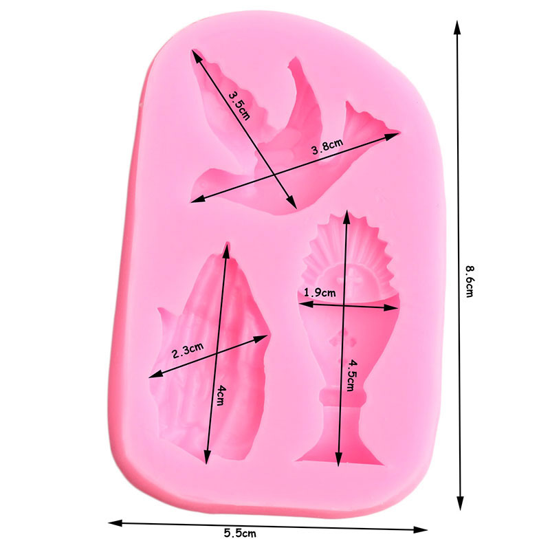3D Vogel Trofee Hand Fondant Mallen Duif Chocolade... – Vicedeal