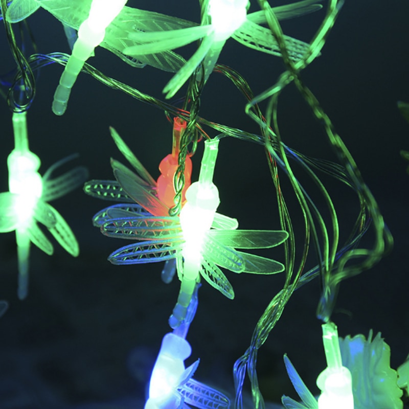 Bright 5M 20leds Dragonfly/Butterfly/Dandelion Chr... – Grandado