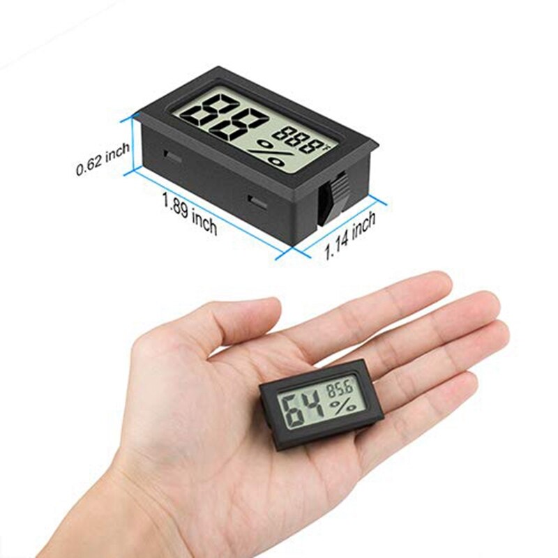 Mini Hygrometer Thermometer, Geschikt Voor Luchtbe... – Vicedeal