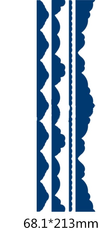 Love Lace Border Edges Shape Metal Cutting Dies St... – Grandado