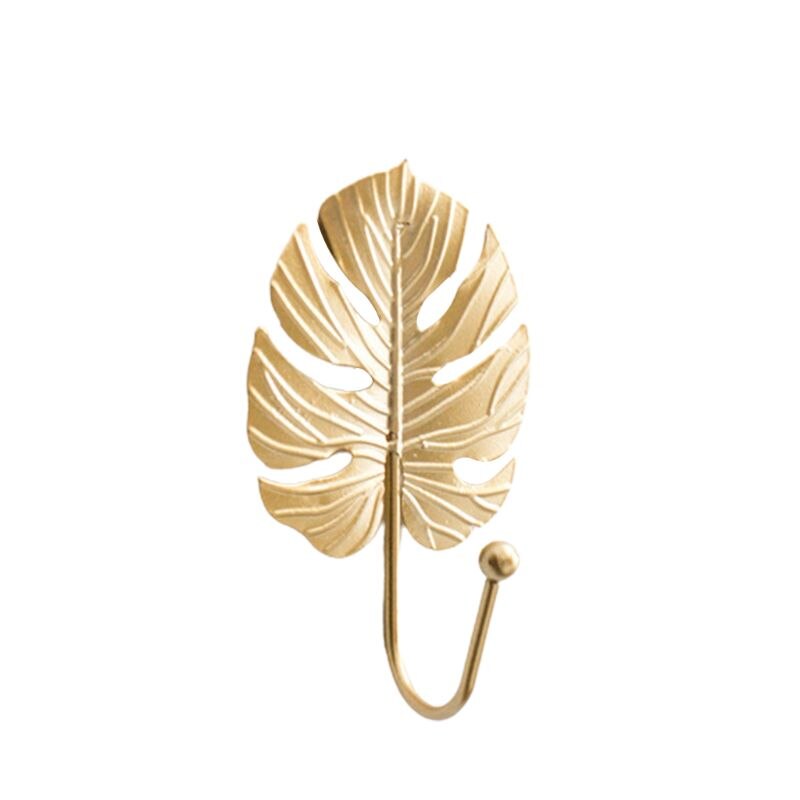 Nordic Luxury Leaf Shaped Hook Purse Coat Rack Key... – Vicedeal