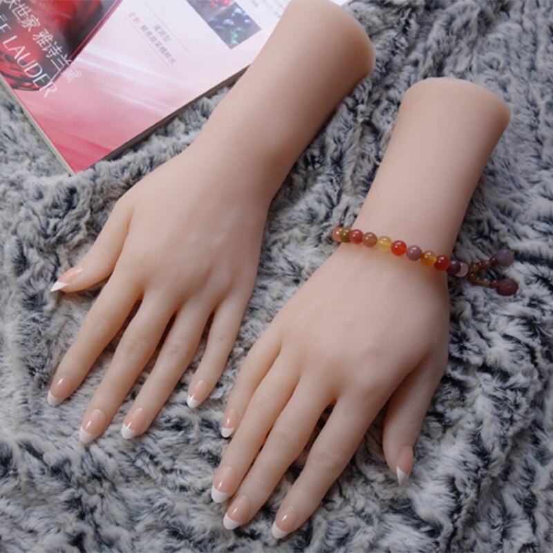 28Cm Realistic Silicone Mannequin Hand Lifelike So... – Vicedeal
