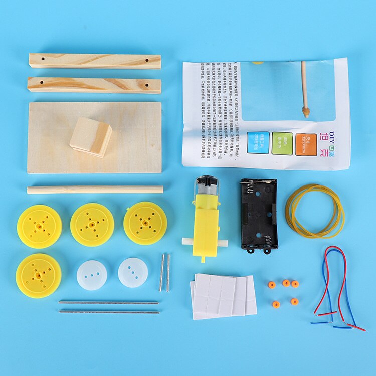 Children DIY Handmade Technology Small Tank Car Ma... – Grandado