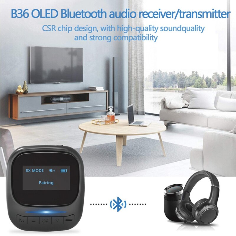 Bluetooth 5.0 Adapter Oled Sn Display Bluetooth Re... – Grandado
