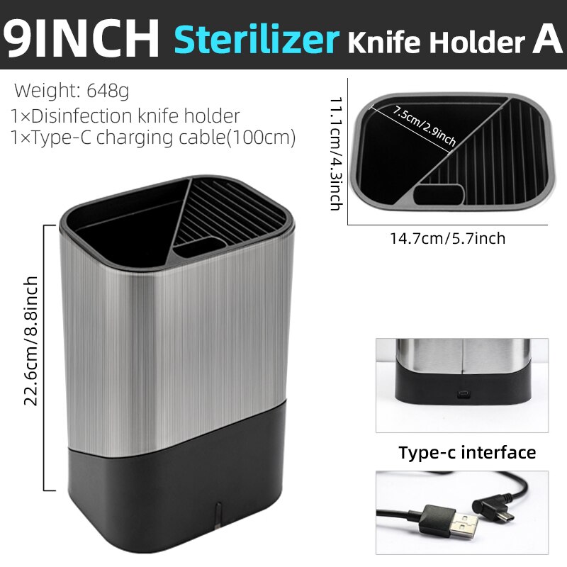 Knife Holder Stand Sterilization For Kitchen Knife... – Vicedeal