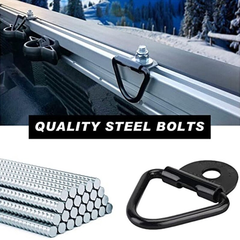 20 stk lastbinding d form trækkrog holdbar metalan... – Grandado