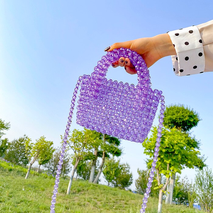 Helder Gekleurde Crystal Kralen Schoudertassen Vro... – Grandado