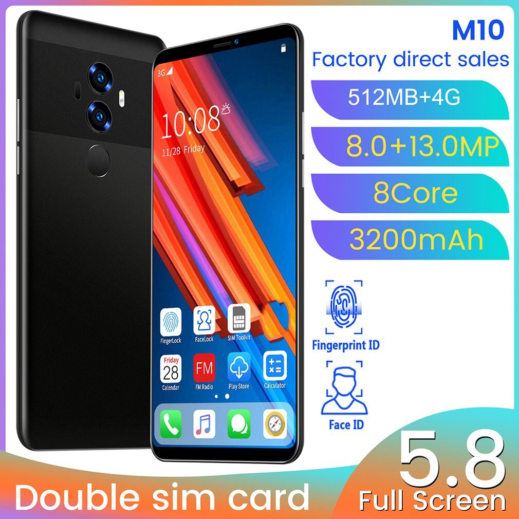 M10 5.8 Inch Full Screen Smartphone Strong 8 Core ... – Grandado