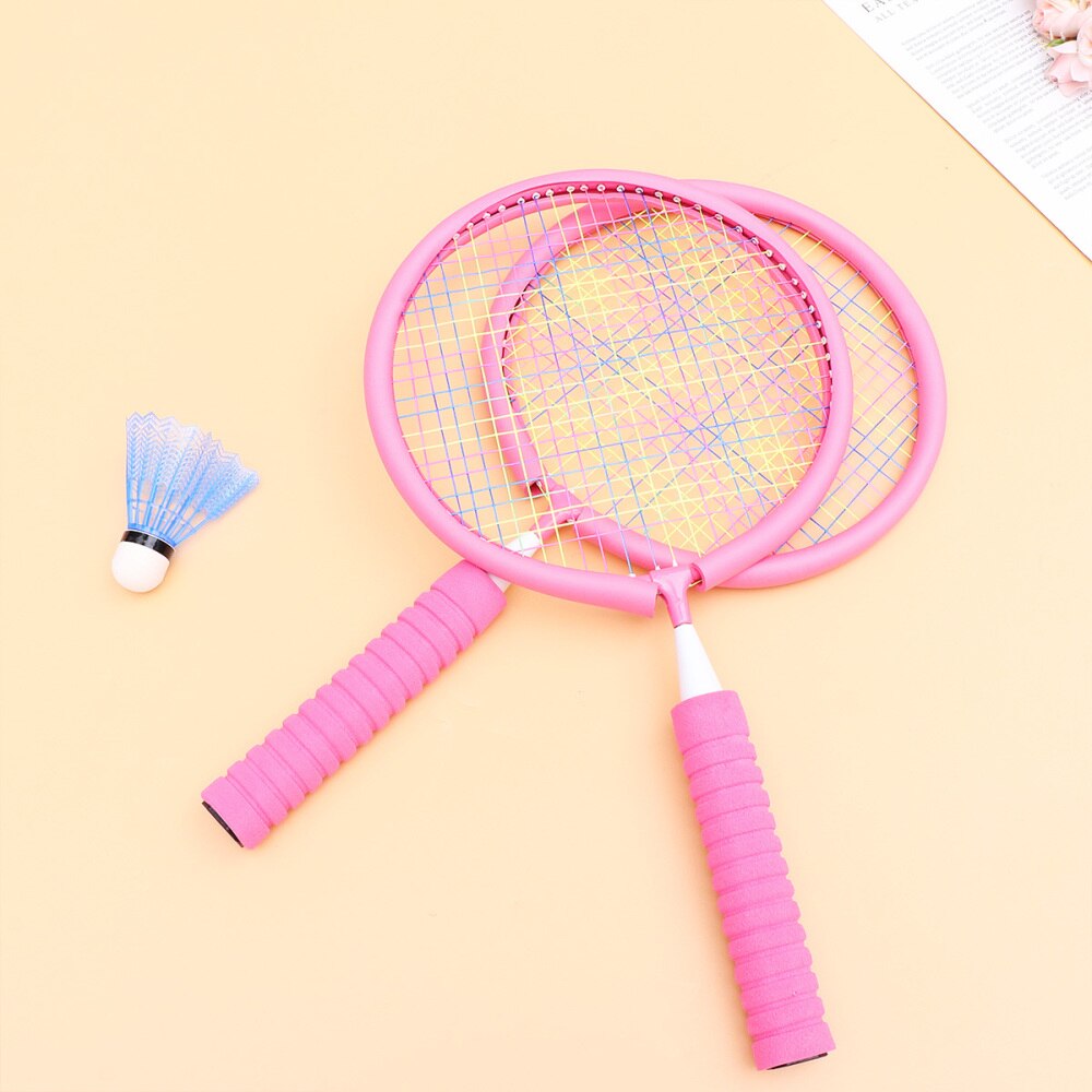1 Set Colored Badminton Racket Beginner Training O... – Grandado