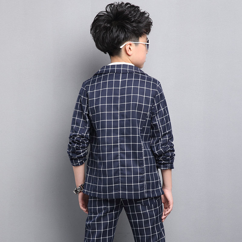 Wedding Kids Suit for Boy Slim Fit Blazer Male Chi... – Grandado