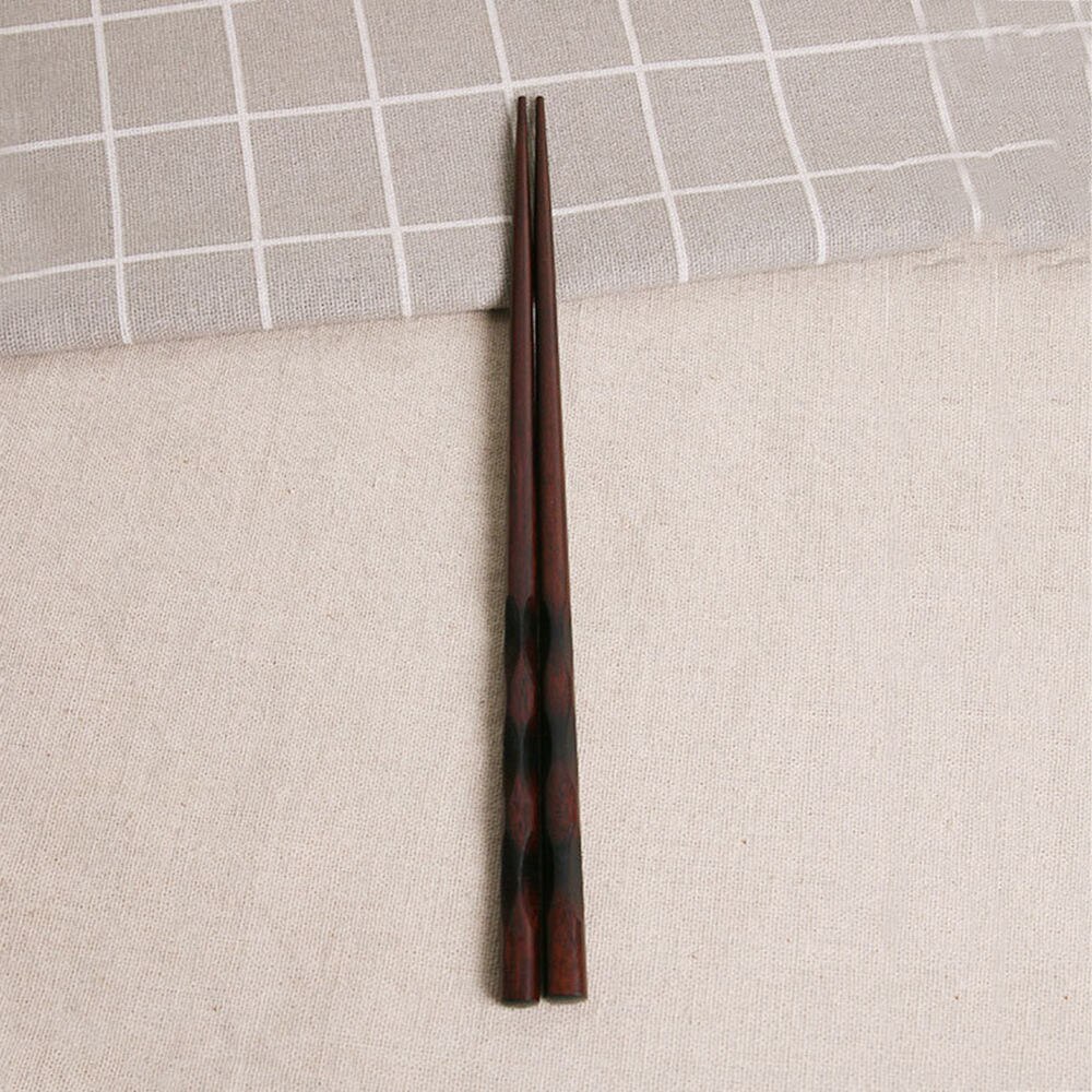 2 Pairs Chopsticks Japanese Style Natural Wood Cho... – Grandado