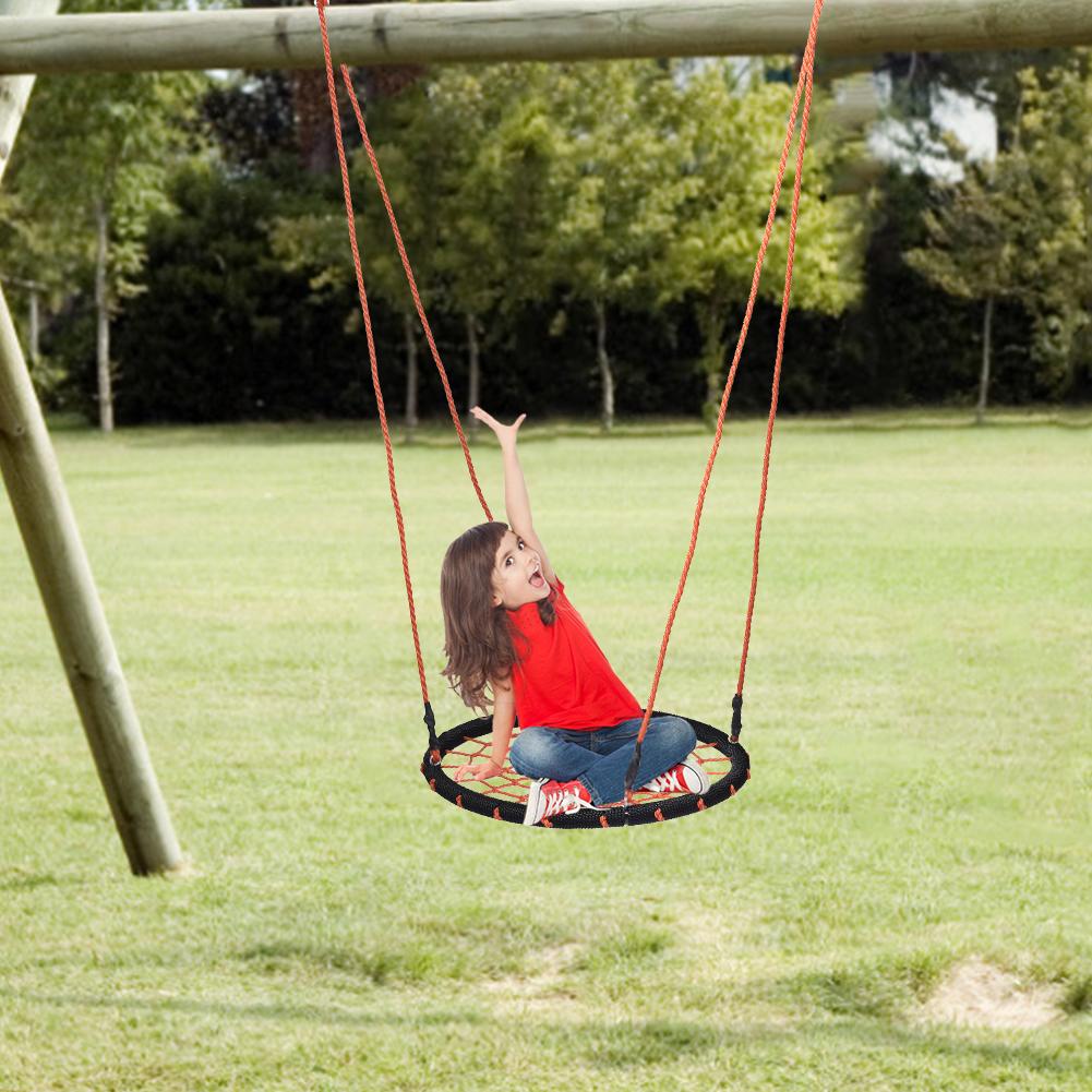 Outdoor Children Swing 60cm Saucer Rotate Tree Nes... – Vicedeal
