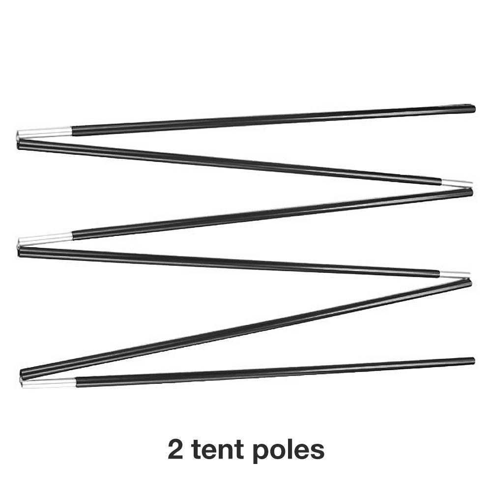 1 Set 2 Tent Poles 7MM Tent Pole Fiberglass Rod Cu... – Grandado