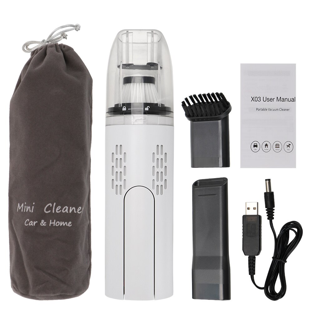 Mini Auto Stofzuiger 75W Krachtige Hoge Zuigkracht... – Vicedeal