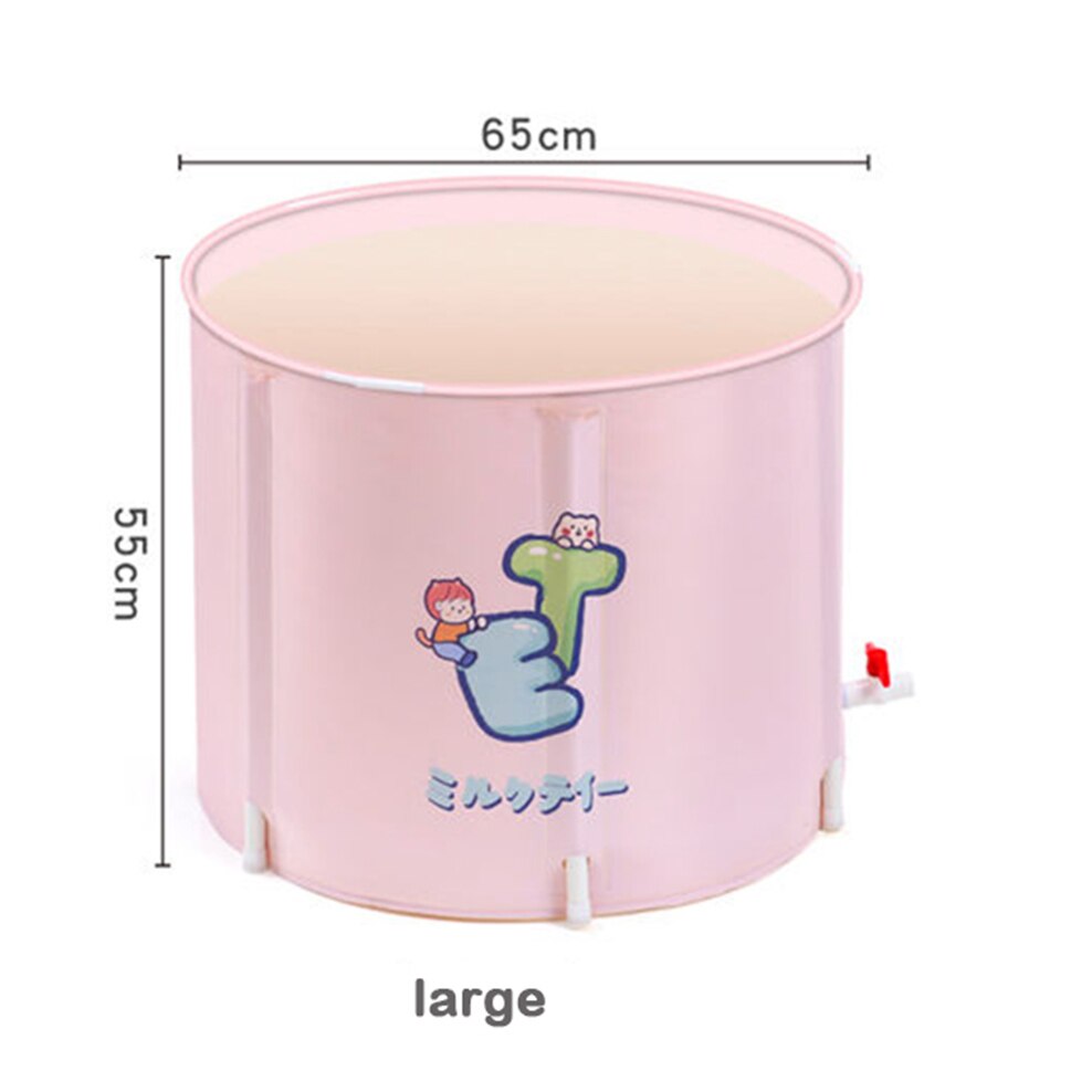 Foldable children bath barrel baby Soaking tub Lit... – Vicedeal