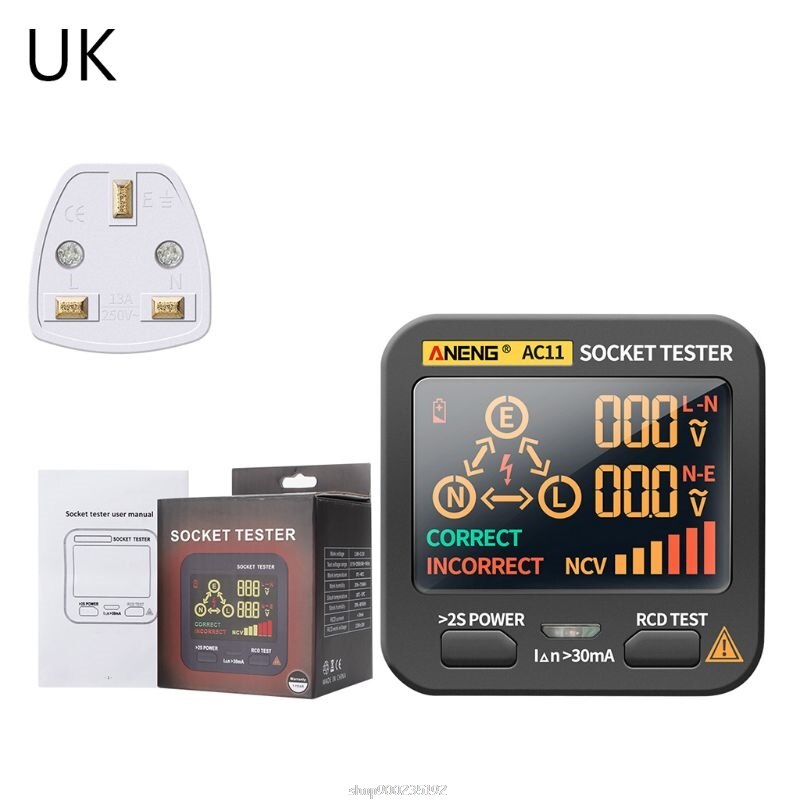 Digital Socket Tester Voltage Test US/UK/EU/AU Plu... – Vicedeal