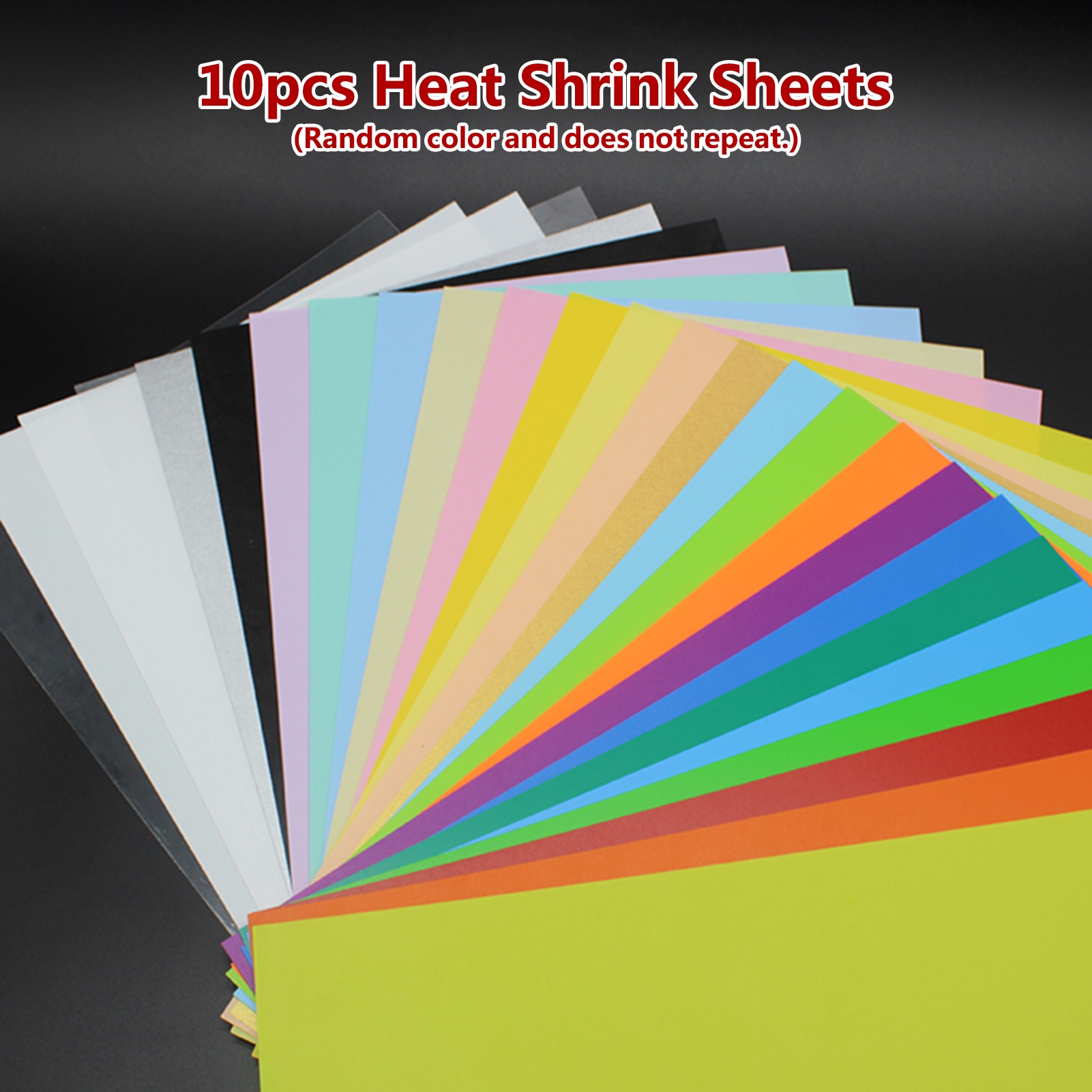 10pcs Shrink Films Kit Shrinky Art Film Paper Colo... – Vicedeal