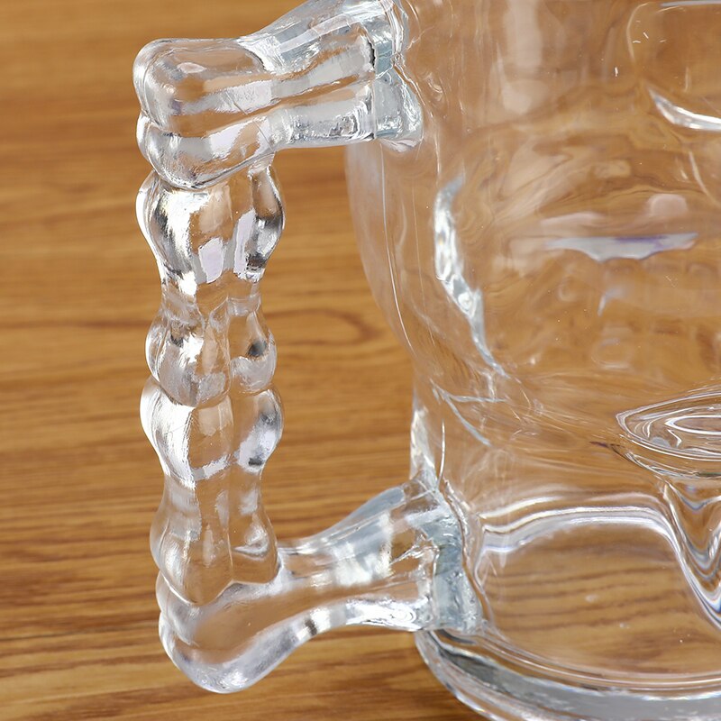 500ml Skull Beer Cup with Handle Wine Glass Cup Mu... – Grandado