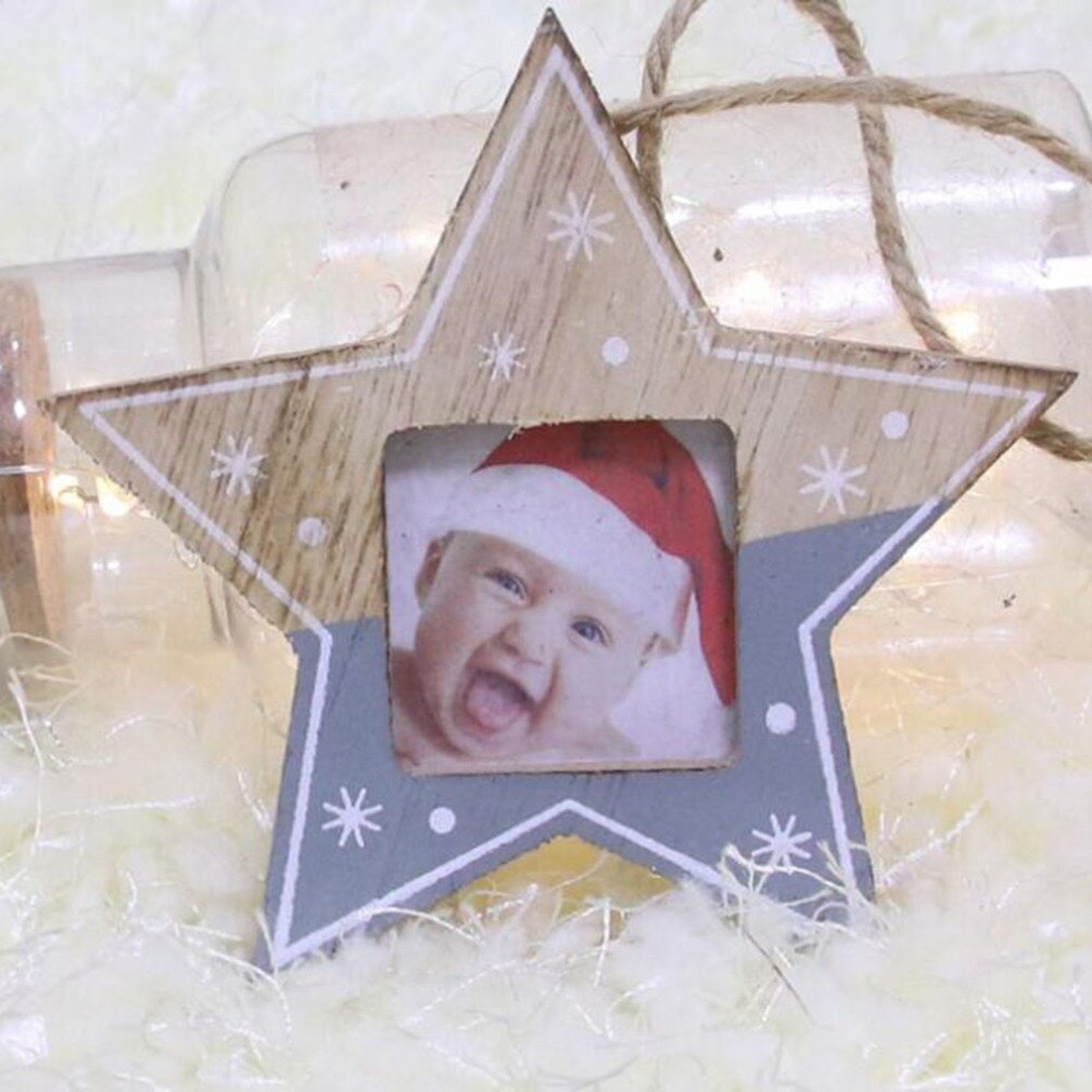 DIY Weihnachten Foto Rahmen Anhänger Stern Herz bi... – Grandado