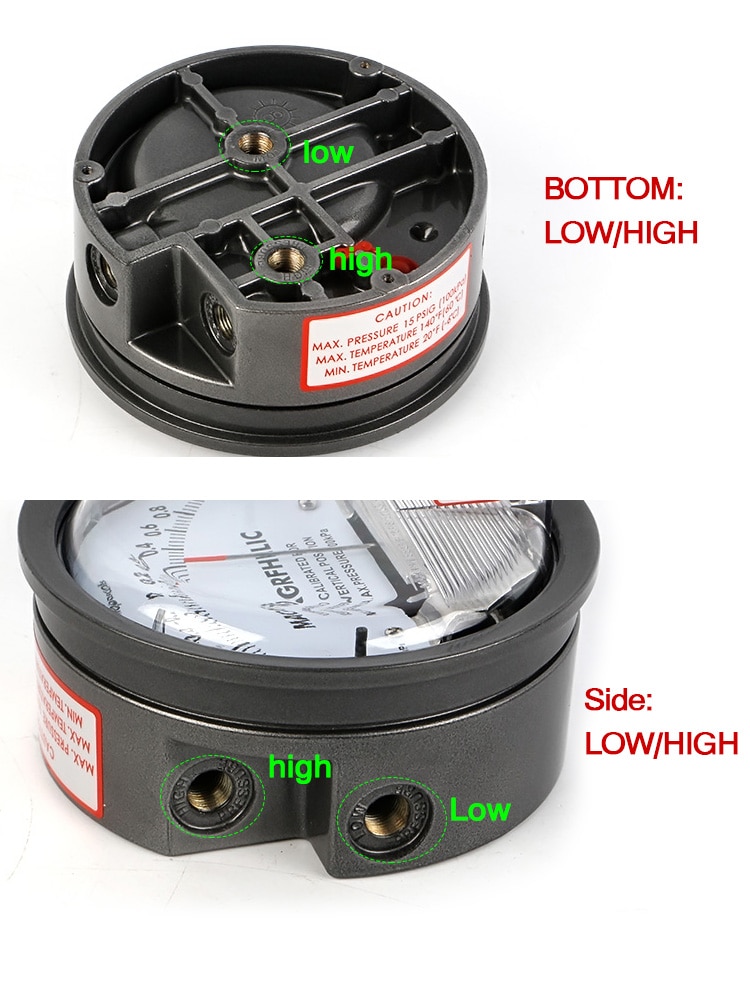 TE2000 Micro Differential Pressure Gauge High Prec... – Grandado