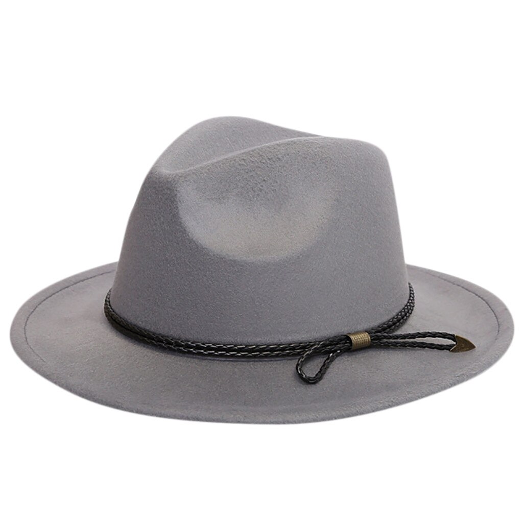 Women's Crushable Wool Felt Outback Hat Panama Hat... – Grandado