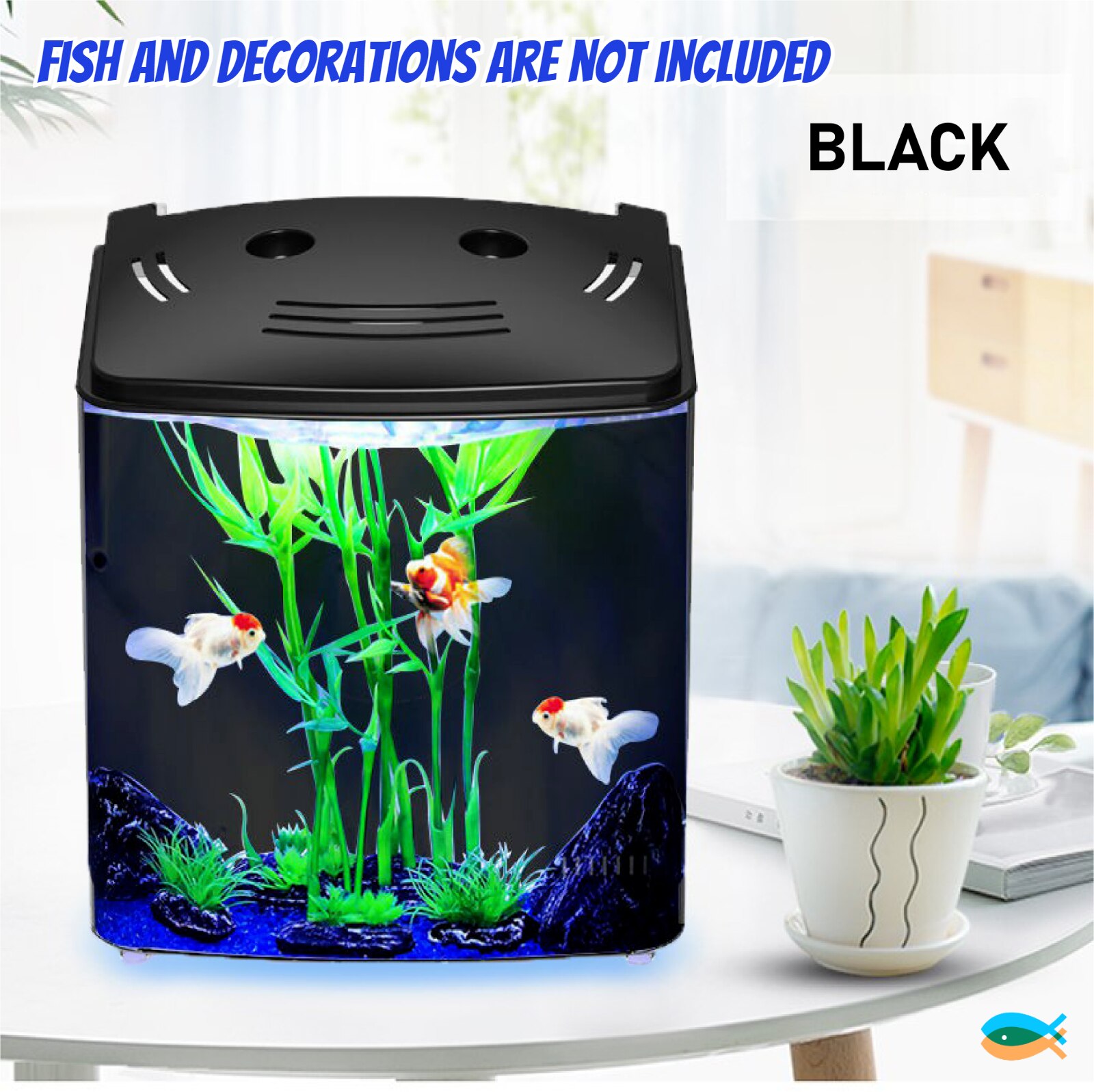SUNSUN Desktop 5L Acrylic Ecological Fish Tank Wit... – Grandado