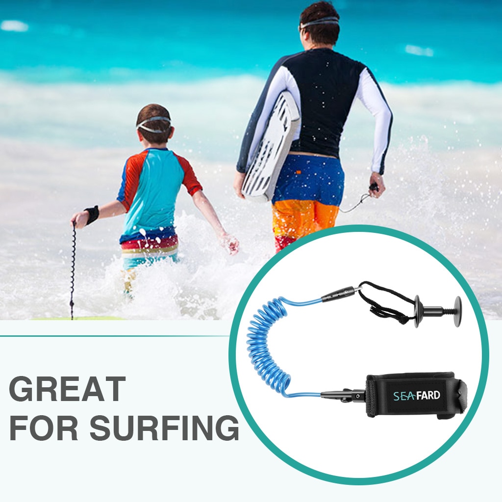 Bodyboard Leash with Wrist Strap Surf Leash 5 Foot... – Vicedeal