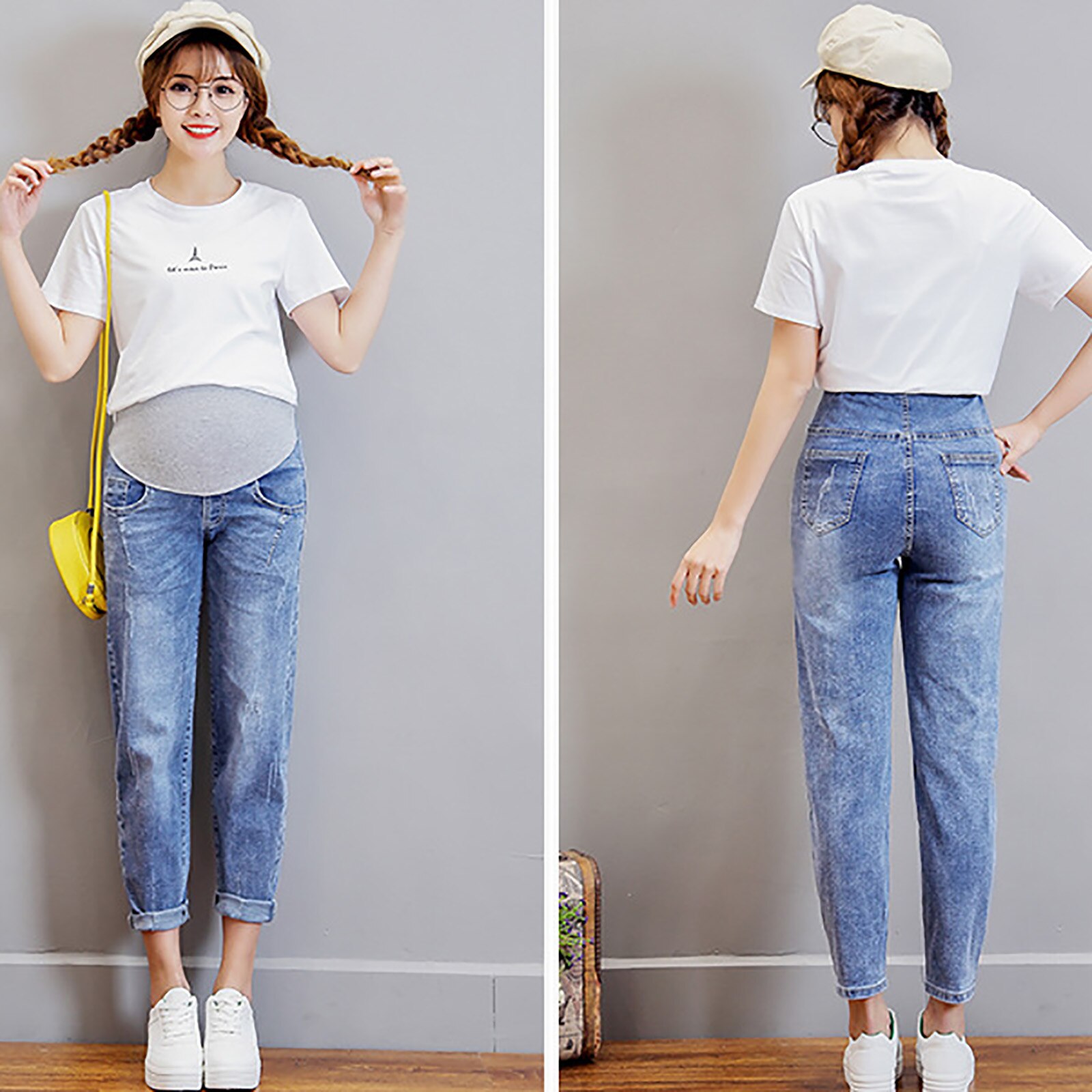 Maternity Jeans Spring Autumn Pregnant Women Elast... – Grandado