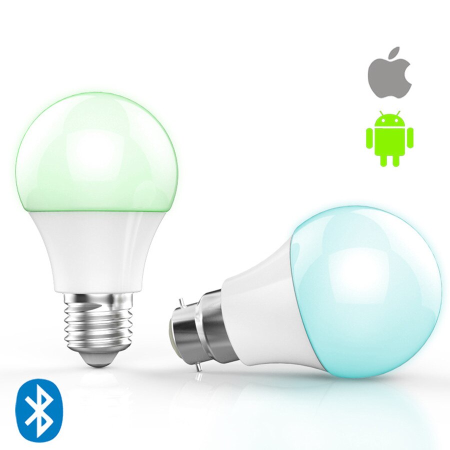 smart 4.5 W E27 RGBW led lamp Bluetooth 4.0 smart ... – Grandado