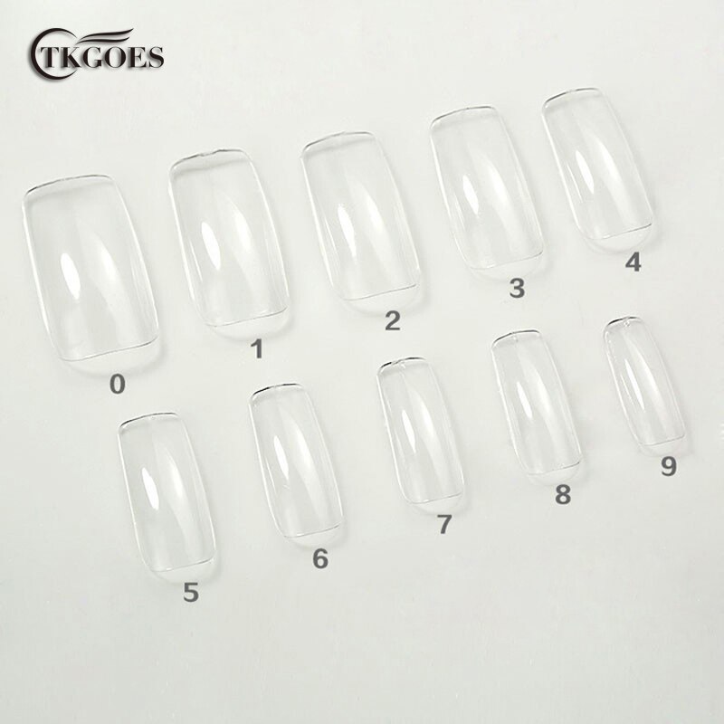 TKGOES 500PCS/Pack Beauty Clear Full Cover False N... – Vicedeal