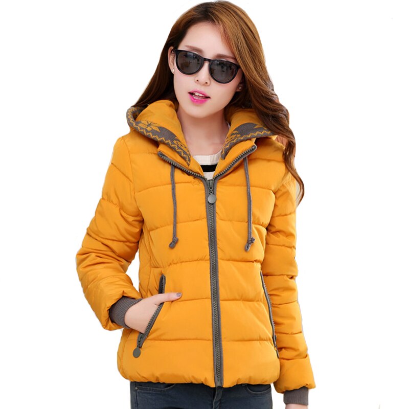 chaqueta de invierno para mujer, con capucha de al... – Vicedeal