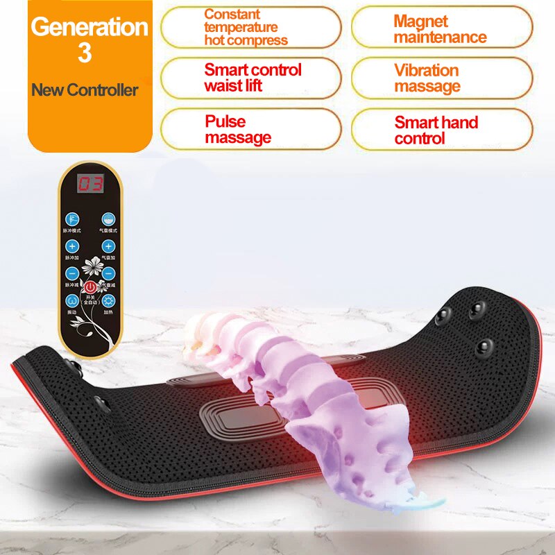 Electric Waist Massager Lumbar Traction Device Inf... – Vicedeal