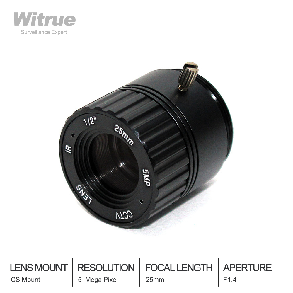 Witrue Hd Cctv Lens 5 Megapixel Cs Mount 25Mm Diaf... – Vicedeal