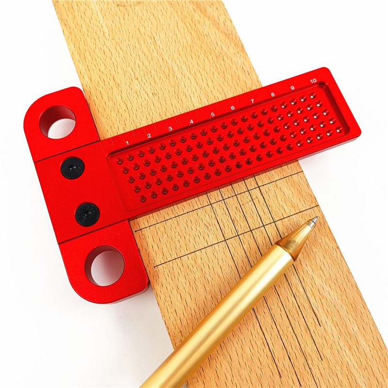 Woodworking Scriber 260mm T-type Ruler Hole Scribi... – Vicedeal