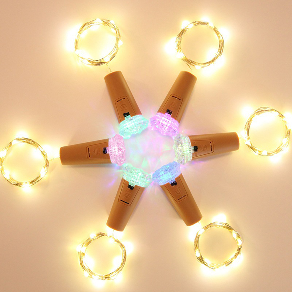 Wine Bottle Cork Lights, 6 Pack Diamond Shaped LED... – Vicedeal