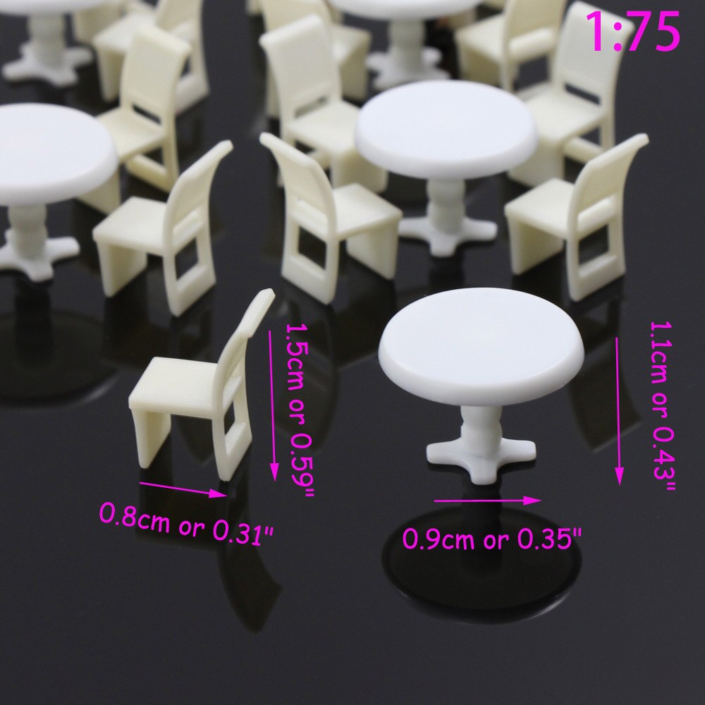 6 Set White Round Dining Table Chair Settee Railwa... – Grandado