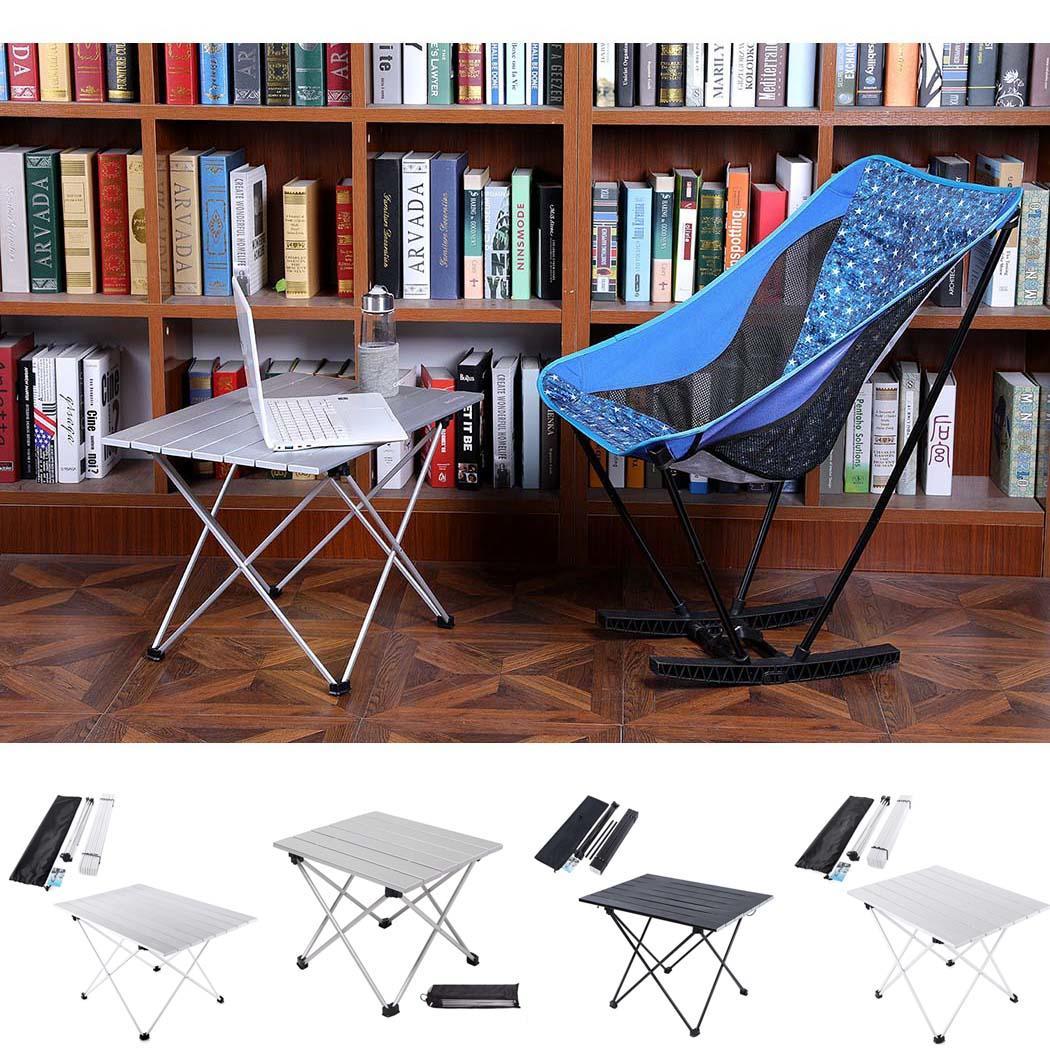 4 Style Durable Portable Aluminum Alloy Folding Ta... – Grandado