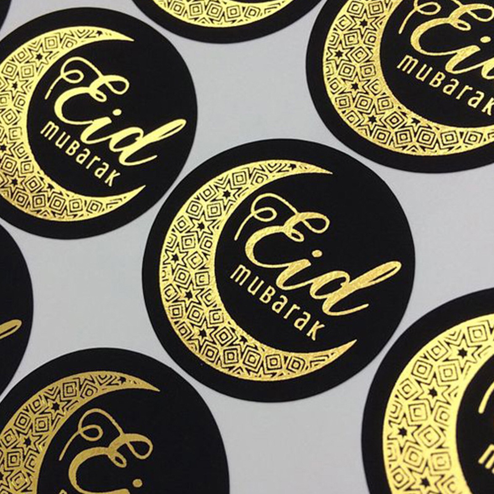 120pcs Self-adhesive Eid Stickers Eid Mubarak Cand... – Grandado