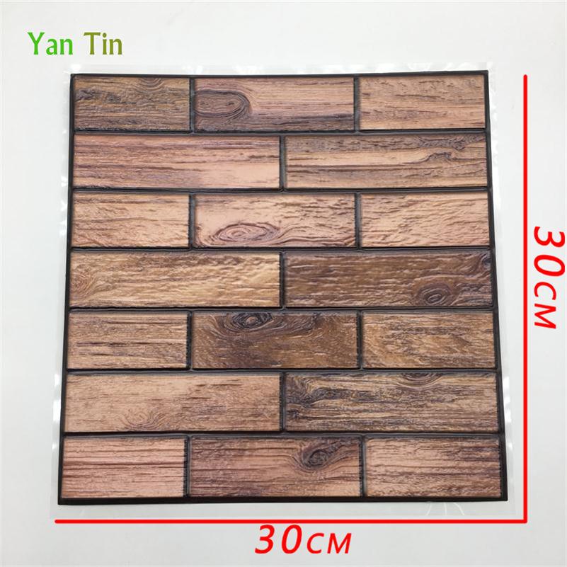 3D Wood Grain Emboss Retro Pattern Tiles 30*30cm W... – Vicedeal