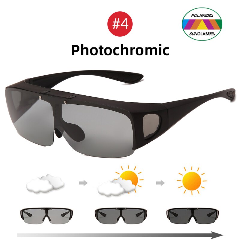 Fishing Photochromic Polarized Flip Up Sunglasses ... – Grandado