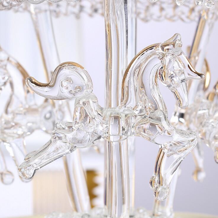 Flash Light Crystal Mp3 Bluetooth Merry-Go-Round C... – Grandado