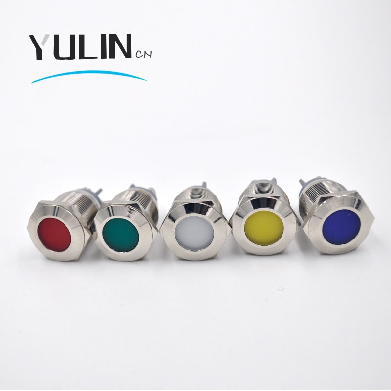 22mm metall led pilot panel dash signal varsellamp... – Vicedeal