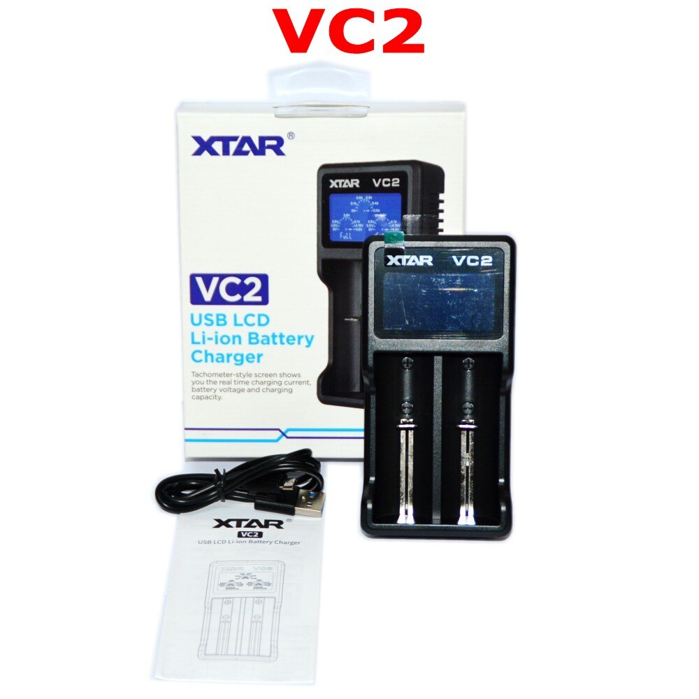 XTAR VC2 VC4 VC2S VC4SL battery charger for 10440/... – Grandado