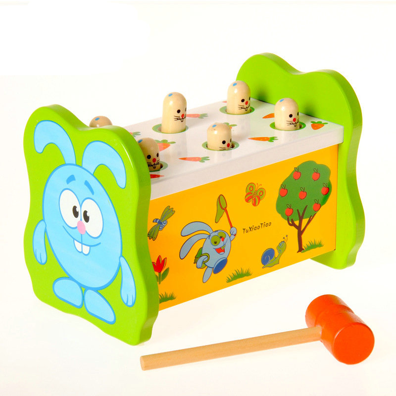 Children Wooden Whack-a-mole Kids Percussion Wood ... – Grandado