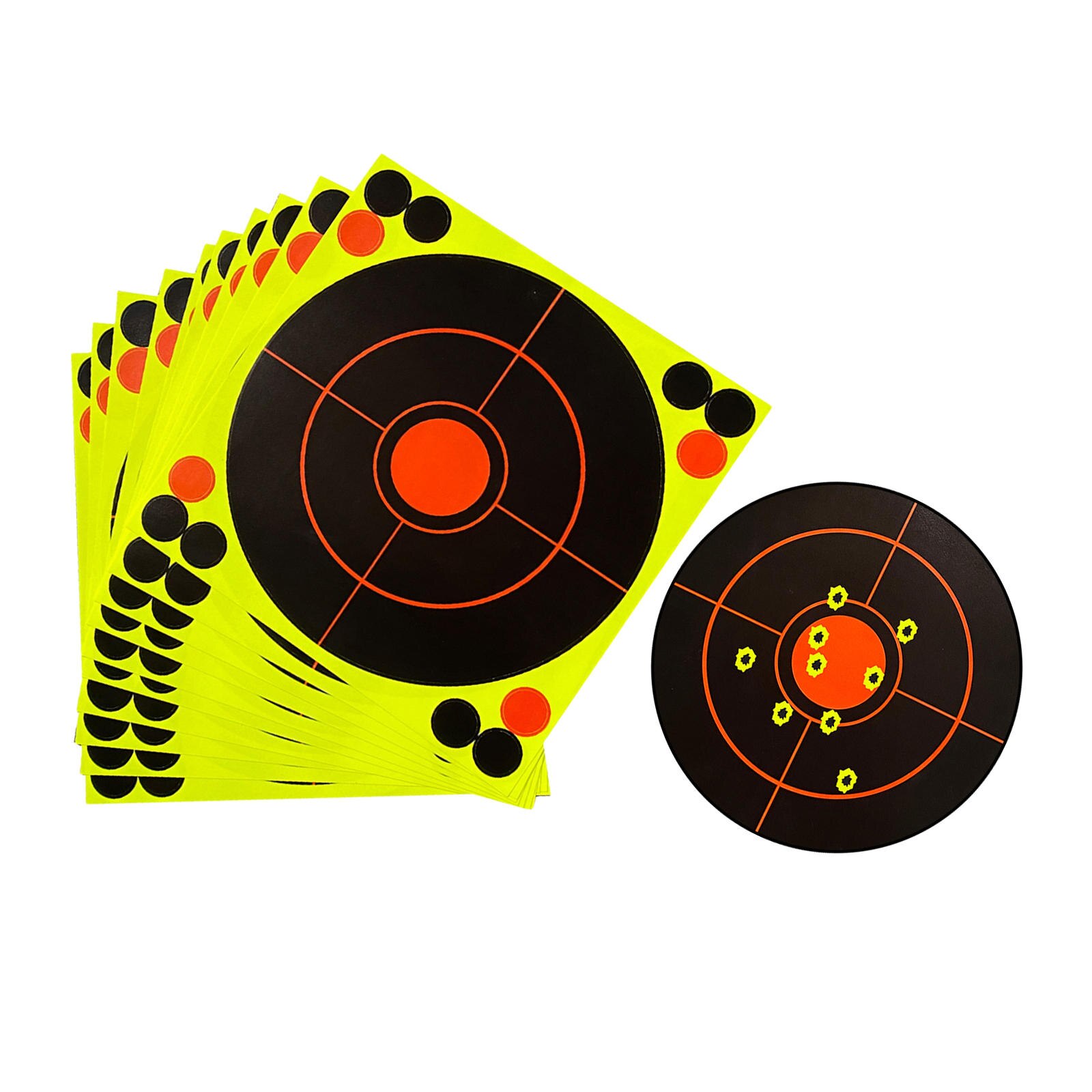 10x Paper Target Splatter Targets Aim Practicing S... – Grandado