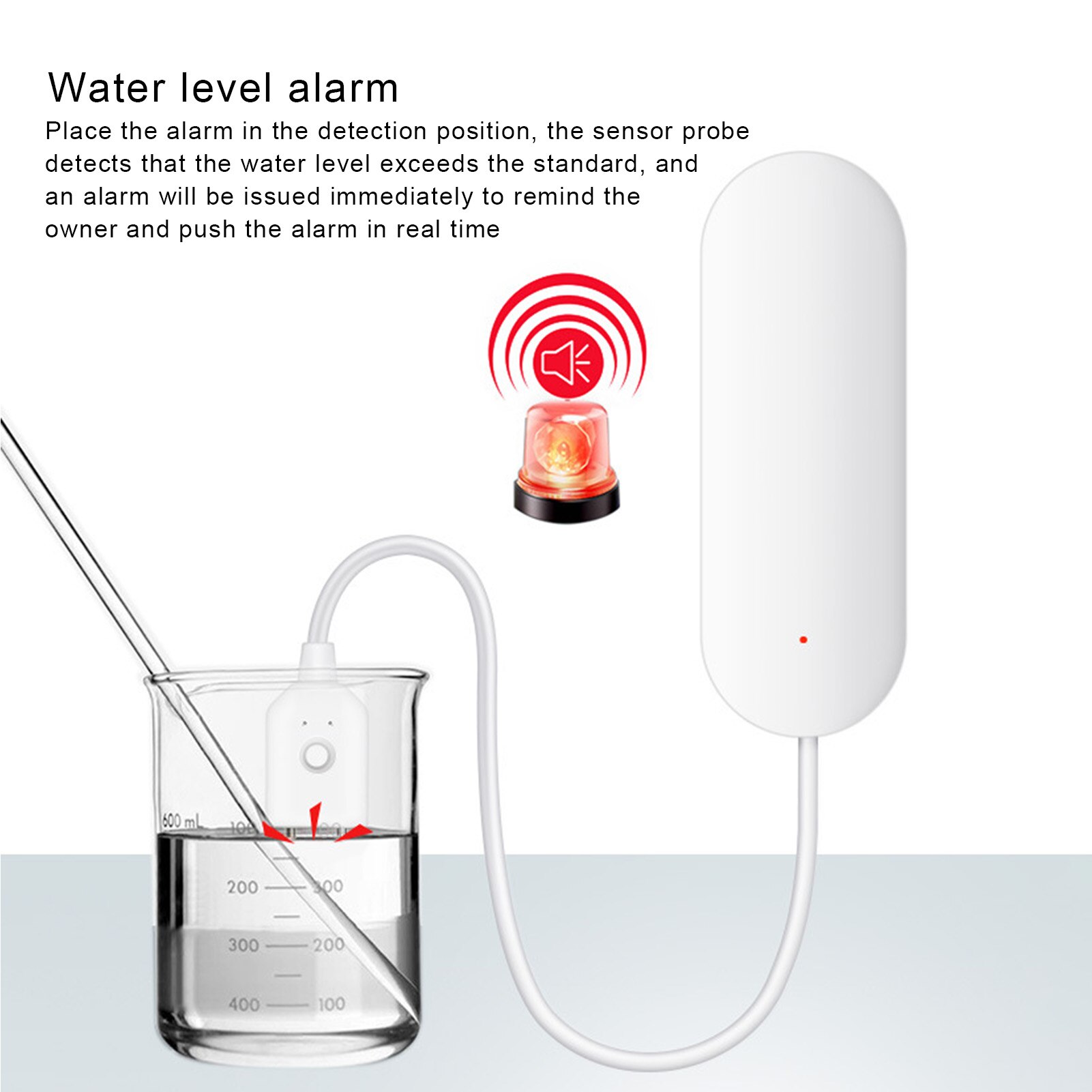 WIFI Water Leakage Detector Water Leak Sensor Wire... – Grandado